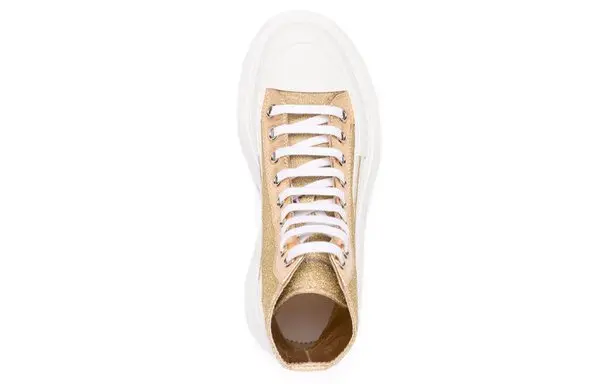 Alexander McQueen Glitter Tread Slick High-top Sneakers
