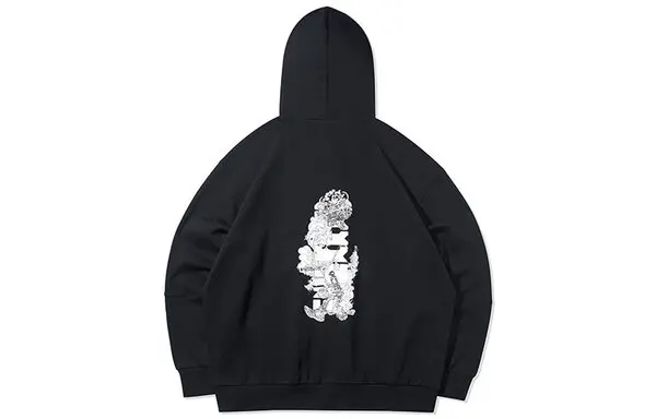 LI-NING Badfive Graphic Hoodie - Black