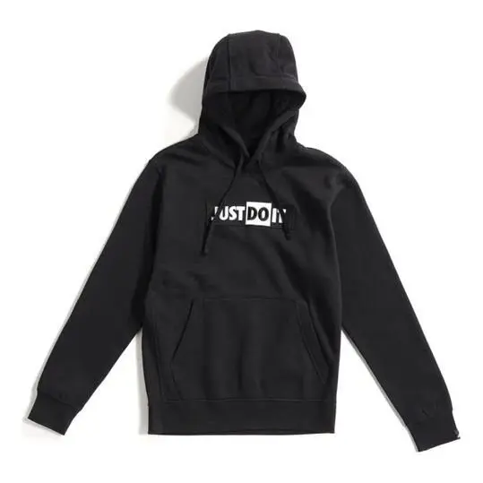 Nike Logo Fleece Pullover - Black