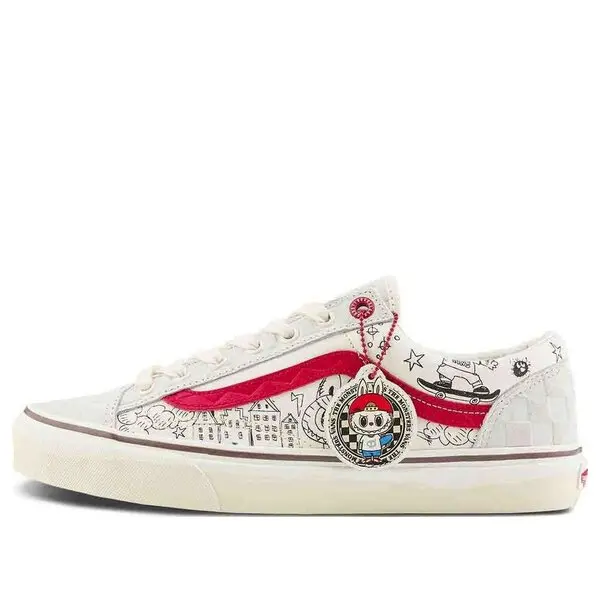 VANS Style 36 X The Monsters "white Red" Sneakers - White/red