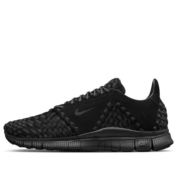 Nike Free Inneva Woven 2 "triple Black Suede - Black/black