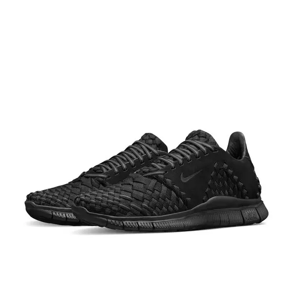 Nike Free Inneva Woven 2 "triple Black Suede - Black/black