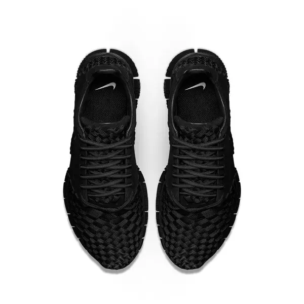 Nike Free Inneva Woven 2 "triple Black Suede - Black/black