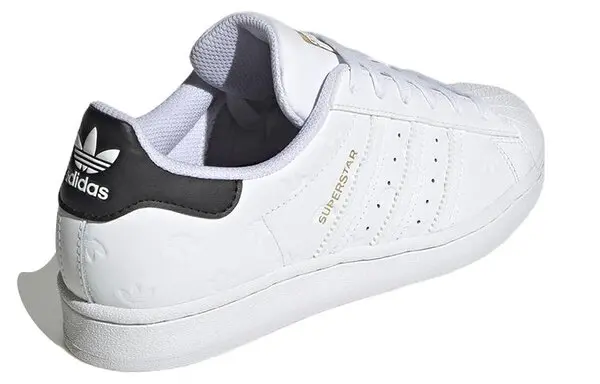 Adidas Originals Superstar Allover Debossed Trefoils - White/black