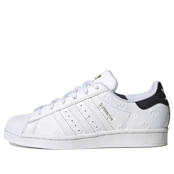 Adidas Originals Superstar Allover Debossed Trefoils - White/black