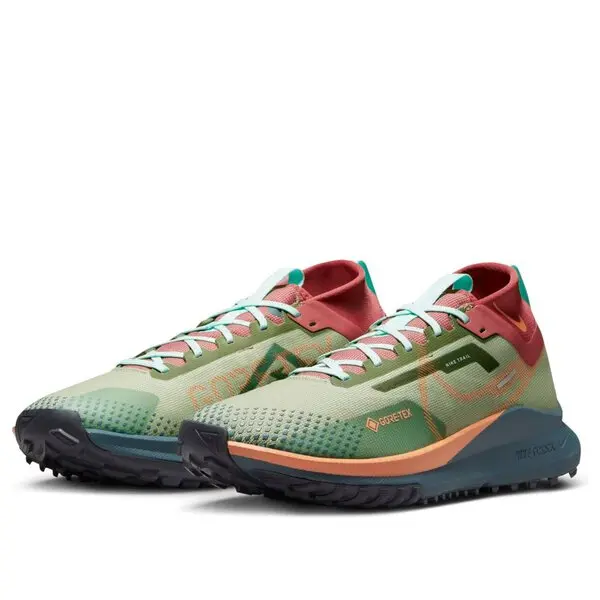 Nike React Pegasus Trail 4 Gore-tex Athletic Sneakers - Green