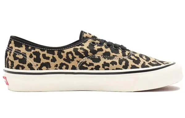 VANS Authentic 44 Dx Anaheim Factory Leopard Print Low Top Sneakers - Brownbrown
