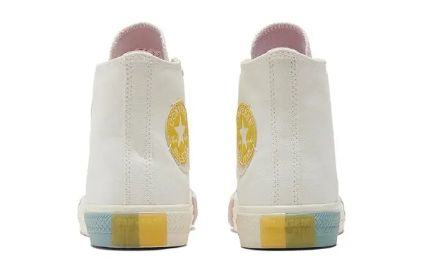 CONVERSE Chuck Taylor All Star High Top Sneakers - White/yellow