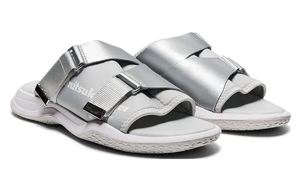 Onitsuka Tiger Ohbori Slider Sandals - Silver