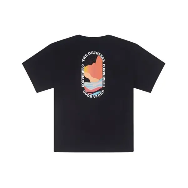 CONVERSE Sunset T-shirt Asia Sizing - Black