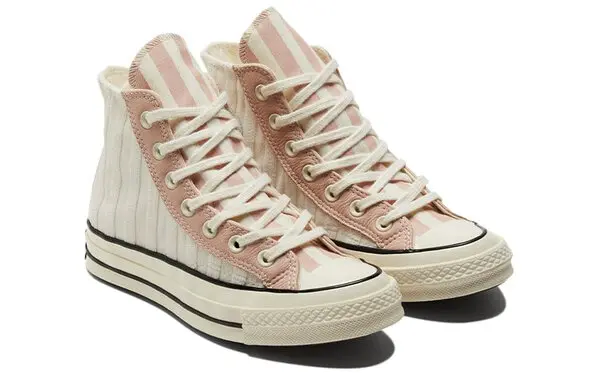 CONVERSE Chuck 70 Striped High Top Terry Cloth Sneakers