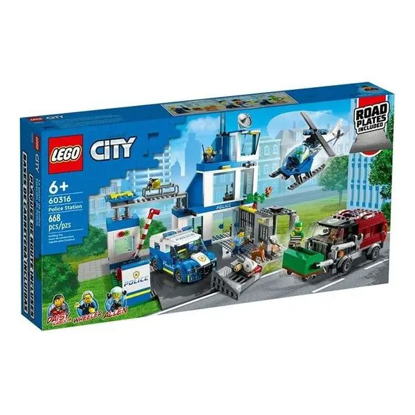 Lego City Police Station 60316 Building Set - Muti/color