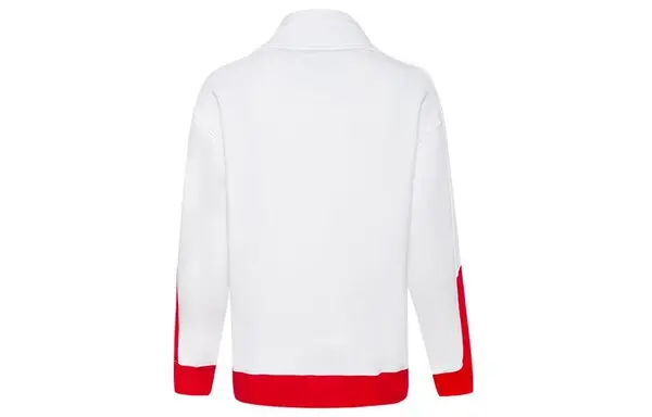 CONVERSE Printed Funnel Neck Sweatshirt - Red