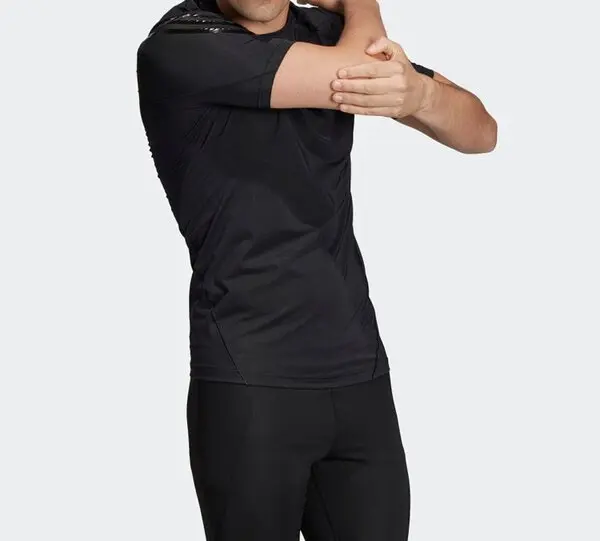 Adidas Training Short Sleeve With Stripe Detailing
