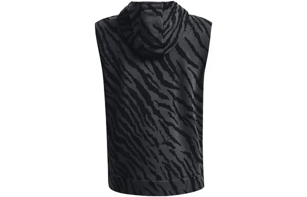 Under Armour Project Rock Rival Fleece Sleeveless Full Zip Top