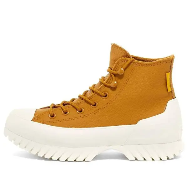 CONVERSE Chuck Taylor All Star Lugged Winter 2.0 High Top Sneakers - Brown/yellow