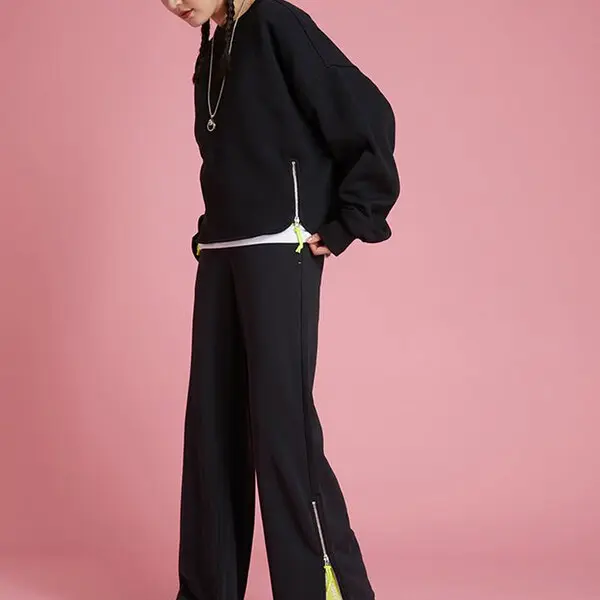 CONVERSE Mountain Club Crewneck Sweatshirt With Zip Detail