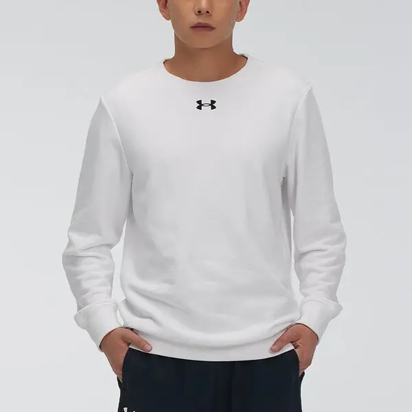 Under Armour Rival Fleece 2.0 Crew Pullover 'white
