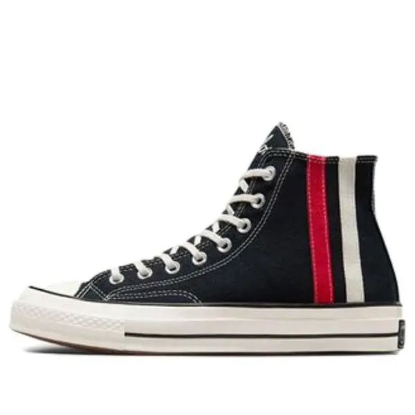 CONVERSE Chuck 70 Archival Stripes High Top Sneakers - Black/white/red