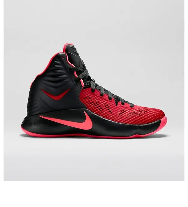 Nike Zoom Hyperfuse 2014 High Top Sneakers - Black/red