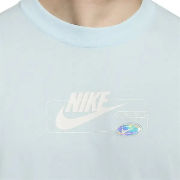 Nike Max90 T-shirt 'glacier - Blue