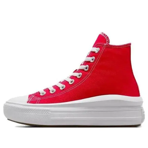 CONVERSE Chuck Taylor All Star Move High Top Sneakers - Red/white