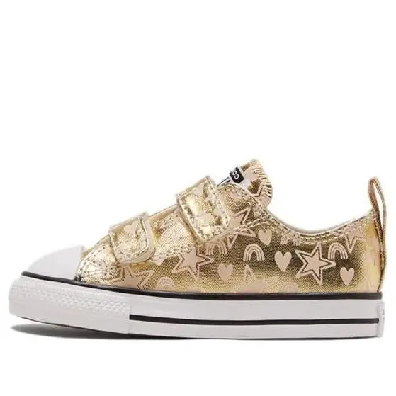 CONVERSE Chuck Taylor All Star 2v Metallic Low Top Sneakers - Gold