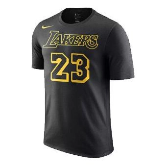 Nike Los Angeles Lakers Lebron James Lakers Short-sleeved - Black