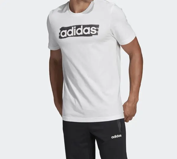Adidas Alphabet Logo Sports Short Sleeve