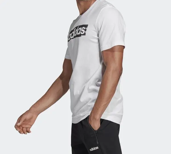 Adidas Alphabet Logo Sports Short Sleeve