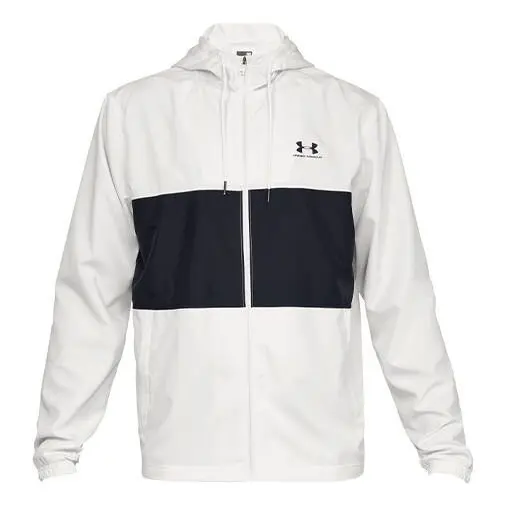 Under Armour Sportstyle Wind Jacket - White/black