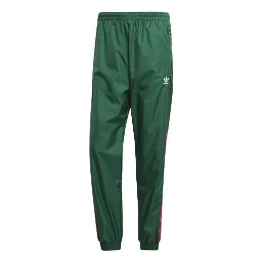 Adidas Originals Alphabet Logo Loose Bundle Feet Sports Pants - Green
