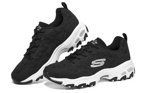 Sketchers Dlites 1.0 Sneakers - Black/white