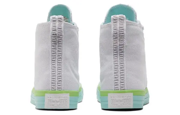CONVERSE Chuck Taylor All Star High Top Sneakers - White/green