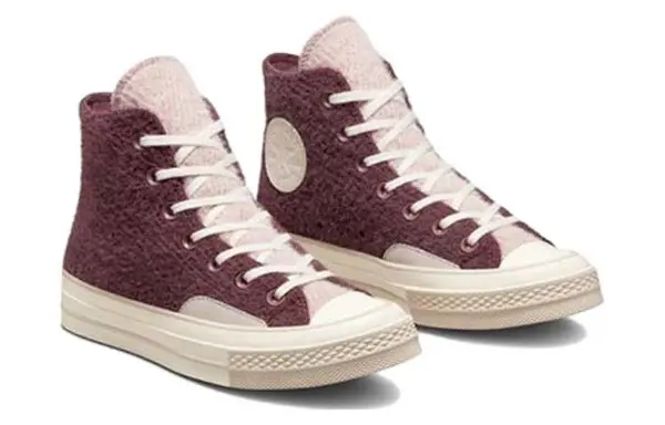CONVERSE Chuck 70s Cozy Utility High Top Sneakers - Red
