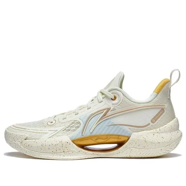LI-NING Superlight V2 'championship' Athletic Sneakers - Beige/brown/yellow
