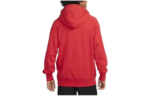 Nike Nsw Air Fleece Pullover Hoodie - Red