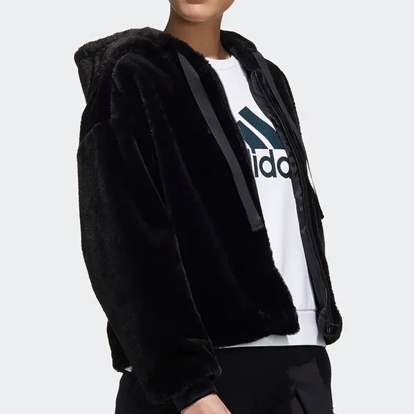 Adidas Fur Hooded Jacket