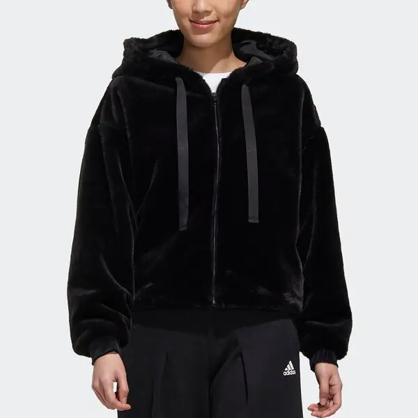 Adidas Fur Hooded Jacket