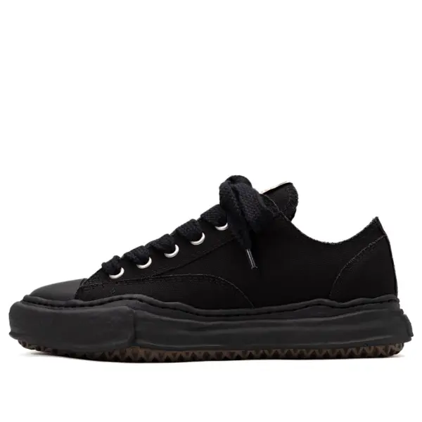 Mihara Yasuhiro Peterson Og Sole Canvas Low-top Sneaker - Black