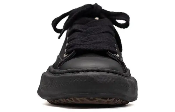 Mihara Yasuhiro Peterson Og Sole Canvas Low-top Sneaker - Black