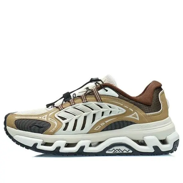 LI-NING Scenery Low Sneakers - Beige/tan/black