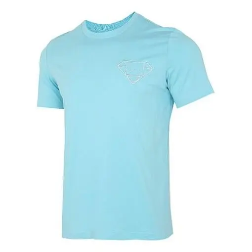 Adidas Diamond Tee Short-sleeved Breathable Running Blue