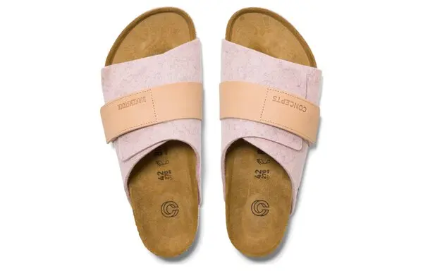 BIRKENSTOCK Concepts X Kyoto Soft Pink Felt - Pink/orange/caramel