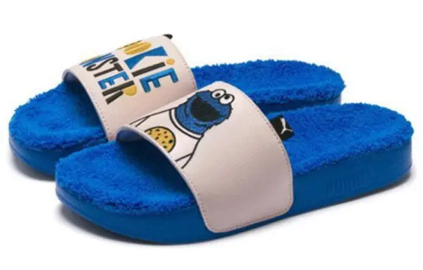 PUMA X Sesame Street Leadcat Slides
