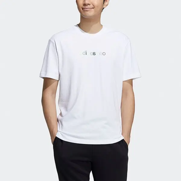 Adidas Neo Ss May Tee 2 Logo Short Sleeve
