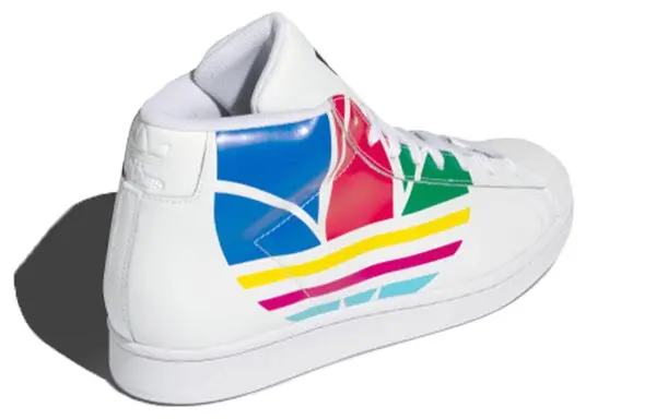 Adidas Pro Model Shoes - White/red/blue