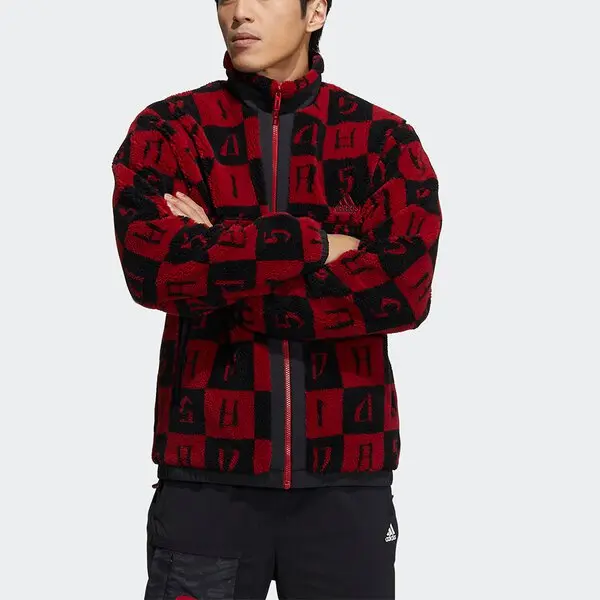 Adidas Fleece Reversible Stand Collar Jacket - Default Color