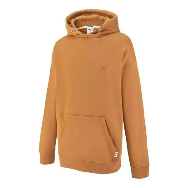 PUMA Mmq Logo Hoodie - Yellow/orange