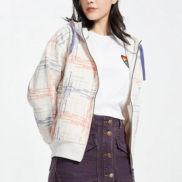 LI-NING Alphabet Printing Full Zip Hoodie